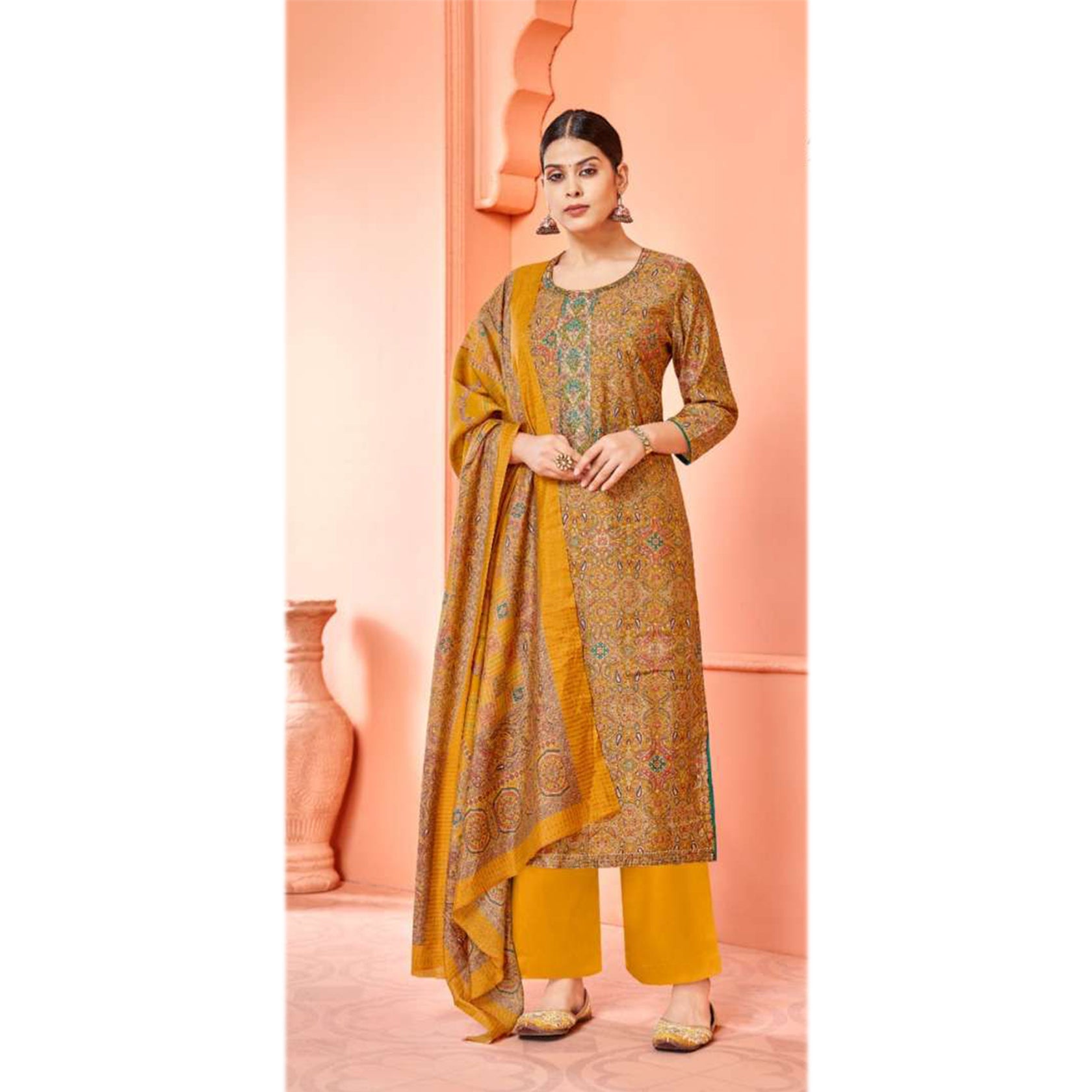 Pakistani Roka Nikah Wear Salwar Kameez Palazzo Suit's With Real Georg ...